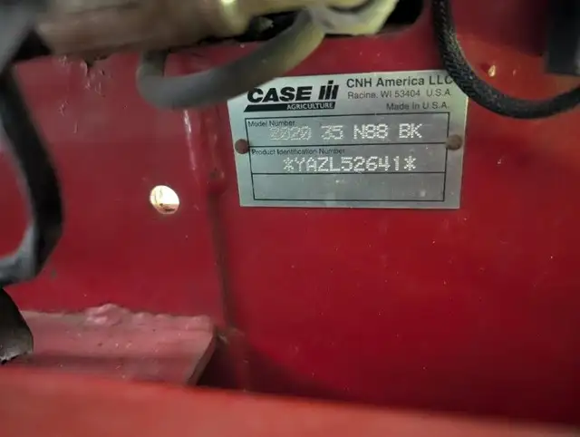 2010 CASE IH 2020-35F FLEX HEAD WITH AWS AIR REEL AND HEADER CAR ...