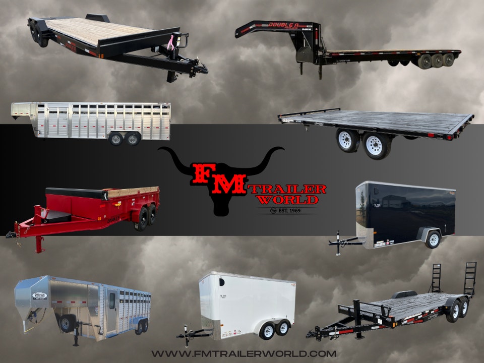 2026 Double A 30' Pro Gooseneck Flatdeck Trailer 3x7000 lb Axles ...
