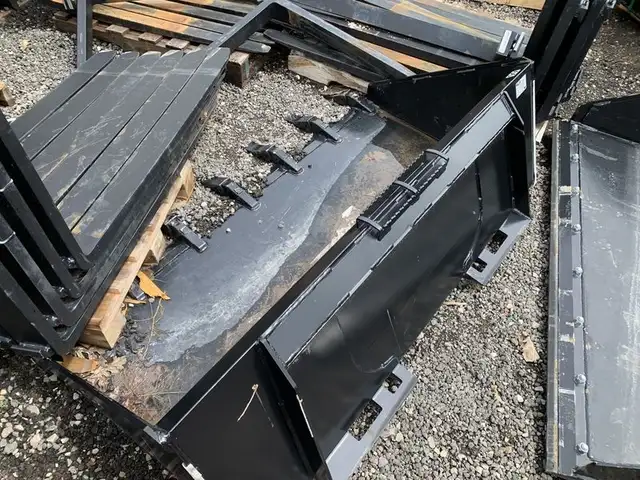 HLA Buckets /Forks for skid steer Qtach, JD 244J ISO Forks | Heavy ...