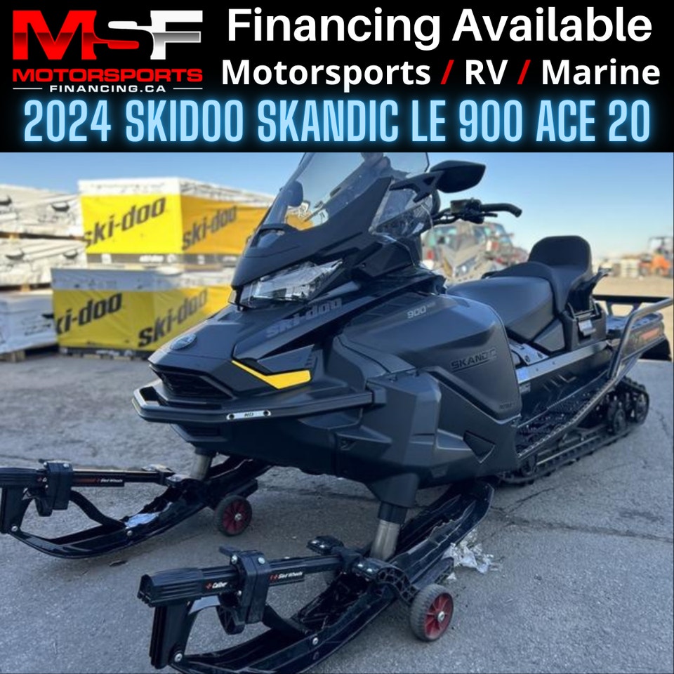 2024 SKIDOO SKANDIC LE 900 ACE 20 SILENT COBRA 1.5 (FINANCING AV | Snowmobiles | Kelowna | Free ...
