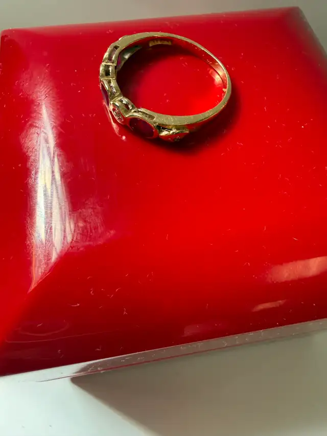Women's 14K Gold Diamond & Ruby Ring~Size 5 | Jewellery & Watches ...