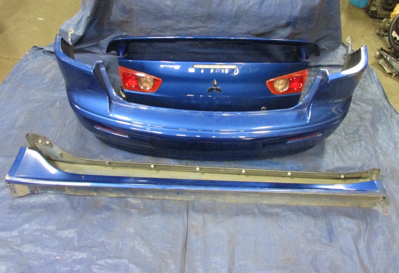 Mitsubishi Lancer Trunk Rear Bumper Side skirts 2008 - 2017 | Auto Body ...