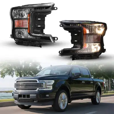 Front Headlights Headlights For 2004-2008 Ford F-150 & Lincoln Mark LT ...