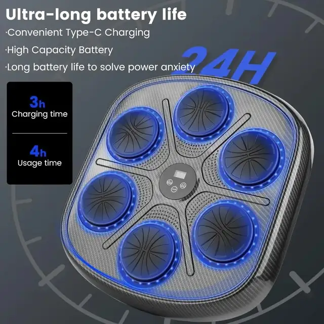 BN 2025 Music Boxing Machine for Adults/Kids with Gloves... LOT ...