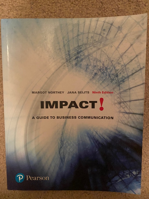 Impact: A Guide to Business Communication | Textbooks | Ottawa | Kijiji