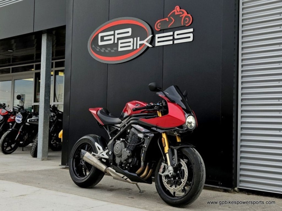 2023 Triumph Speed Triple 1200 RR Red Hopper Storm Grey | Street ...