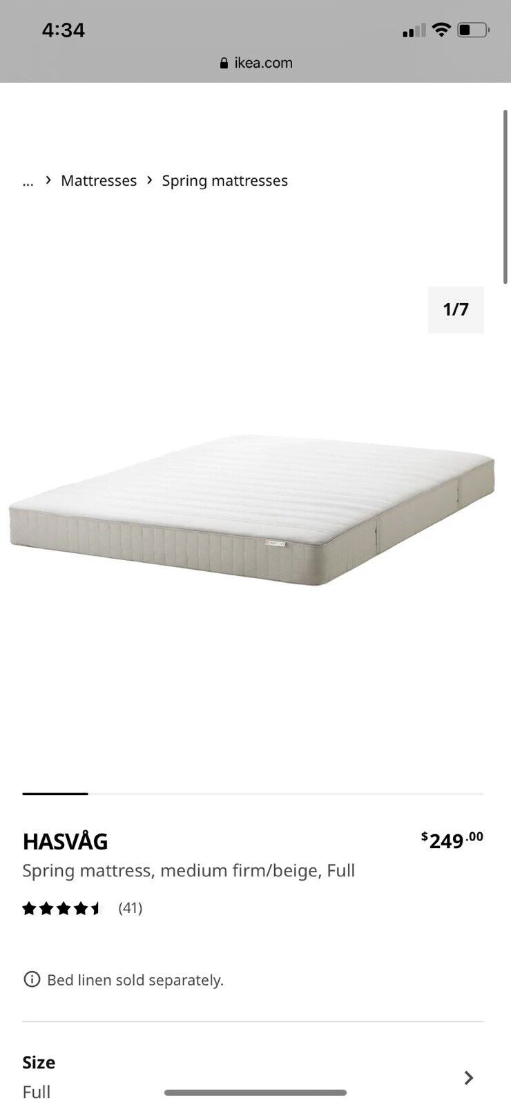 Hasvag queen mattress store