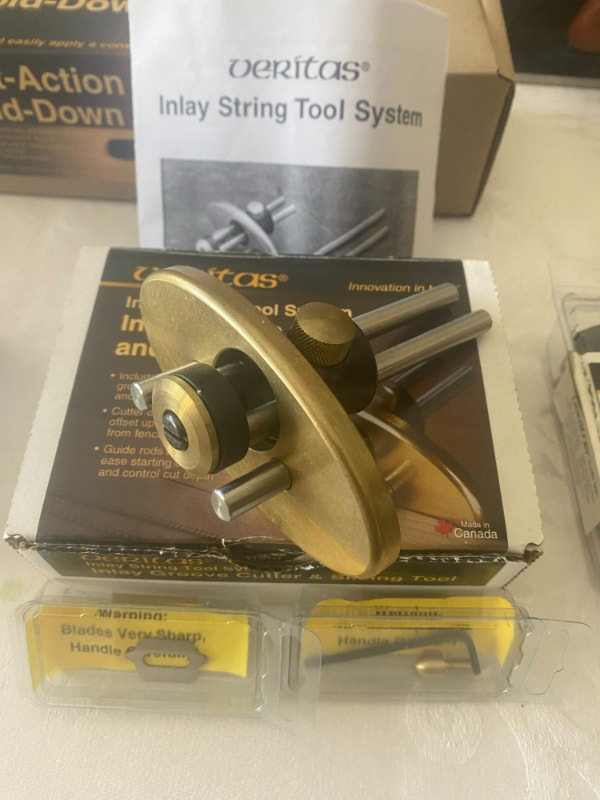 Veritas String Tool System - Inlay Groove Cutter and Slicing | Hand ...