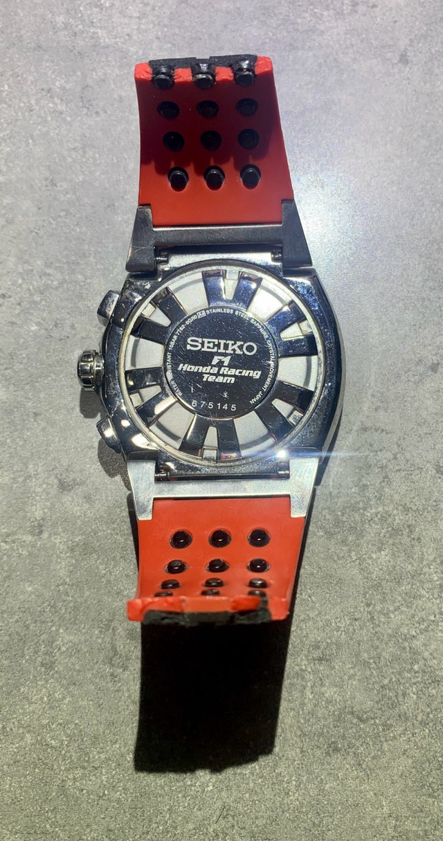 Seiko Sportura F1 Honda Racing Team Chronograph Watch | Jewellery ...