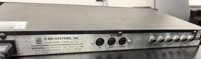 Vintage E-Mu Ultra-Proteus rack-mounted Synthesizer sound module ...