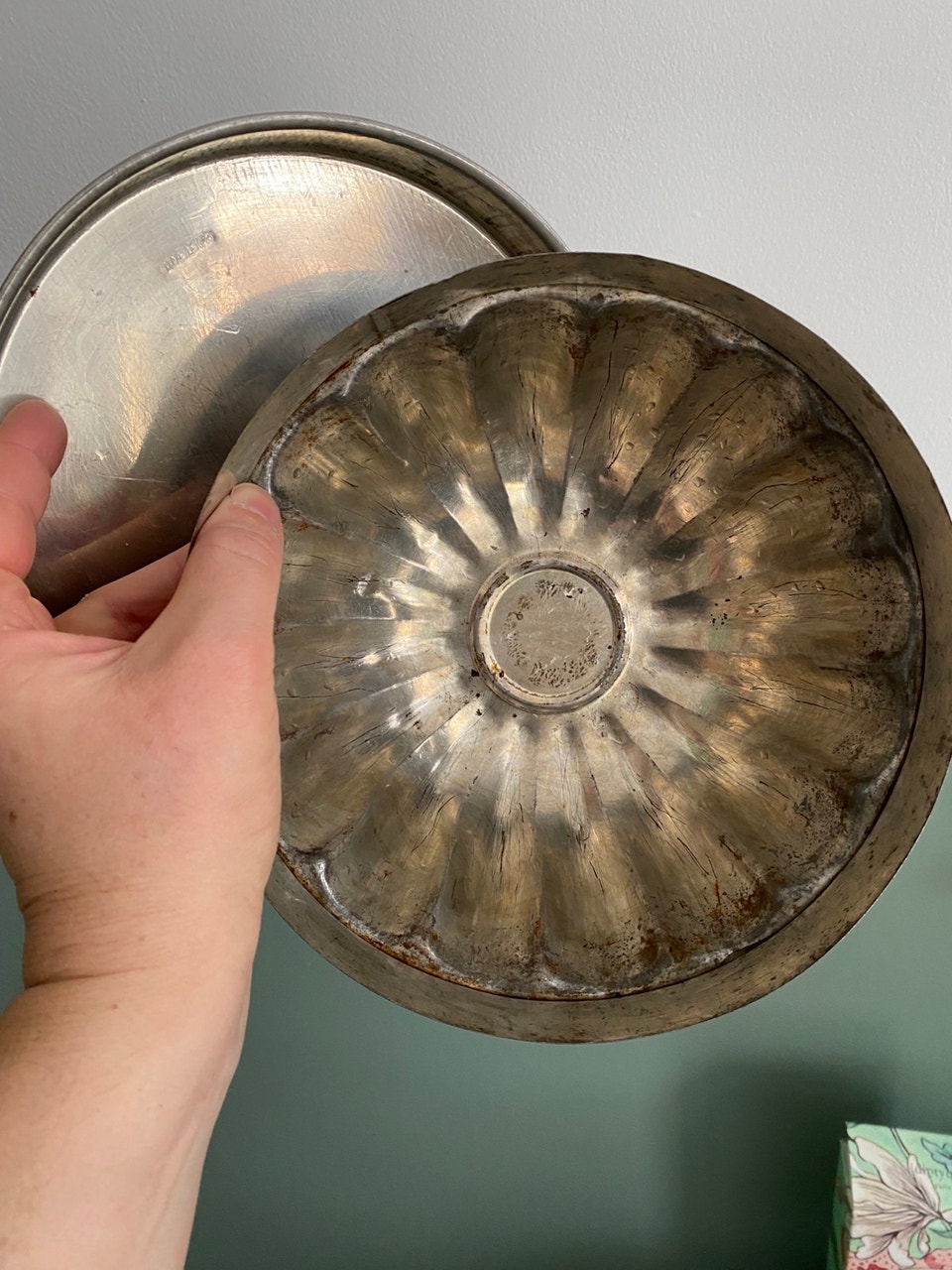 Vintage Tin Steamed Christmas Pudding Mold Made inEngland | Kitchen ...