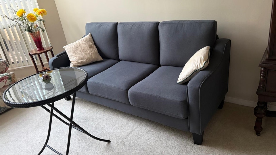Sofa- blue fabric. Other Household items | Couches & Futons ...