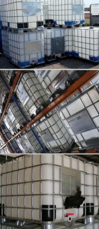 1000 LITRE IBC TOTES FOOD GRADE VEGGIE GARDEN LAWN DRINKING SAFE ...