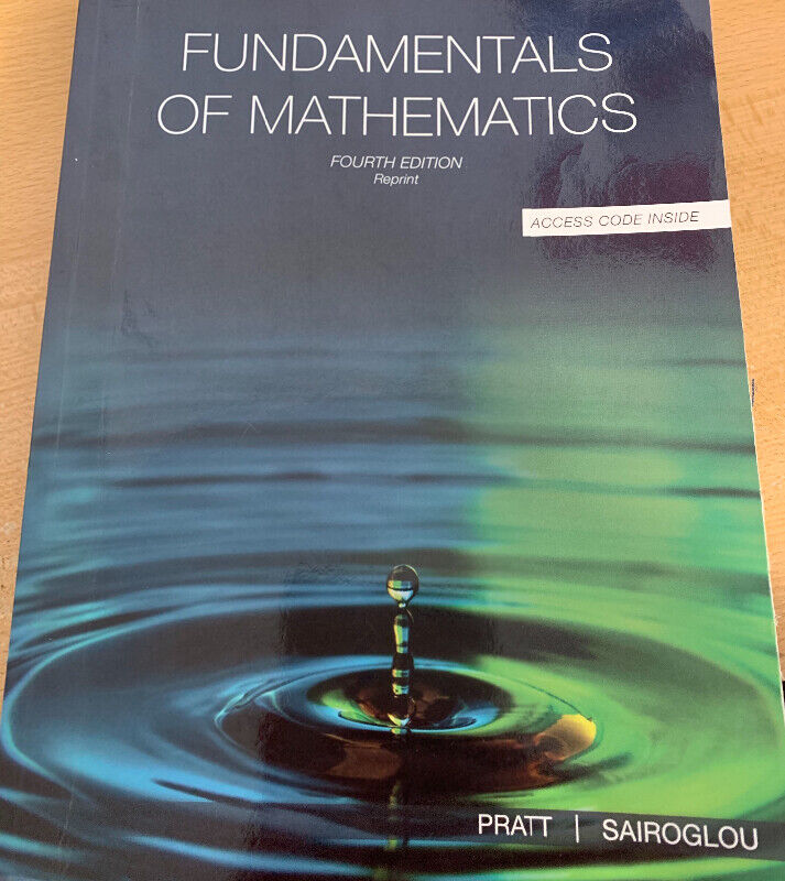 Fundamentals of Mathematics (Fourth Edition) | Textbooks | City of ...