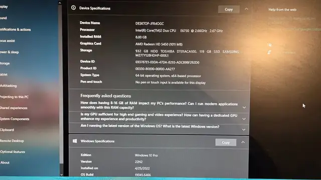 BUDGET COMPUTER , CPU- 2.66 GHZ , 8 GB RAM, 1000 GB, WI FI | Desktop ...