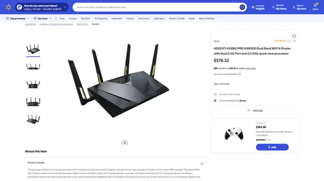 NEW * ASUS AX6000 RT-AX88UPro 802.11ax Wi-Fi 6 Dual Band Router | Networking | Calgary | Free ...