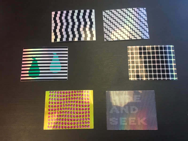 HOLOGRAPHIC Optical Illusion Sticker Set 6 Designs! | Arts ...