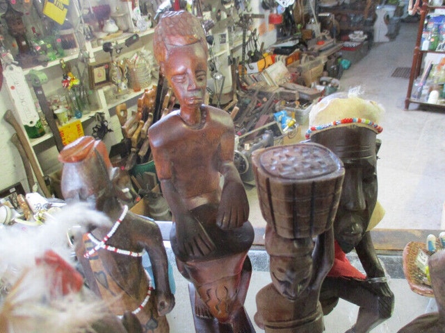 OLD AFRICAN TRIBAL ART WOOD STATUES $20 EA. VOODOO FERTILITY | Arts ...