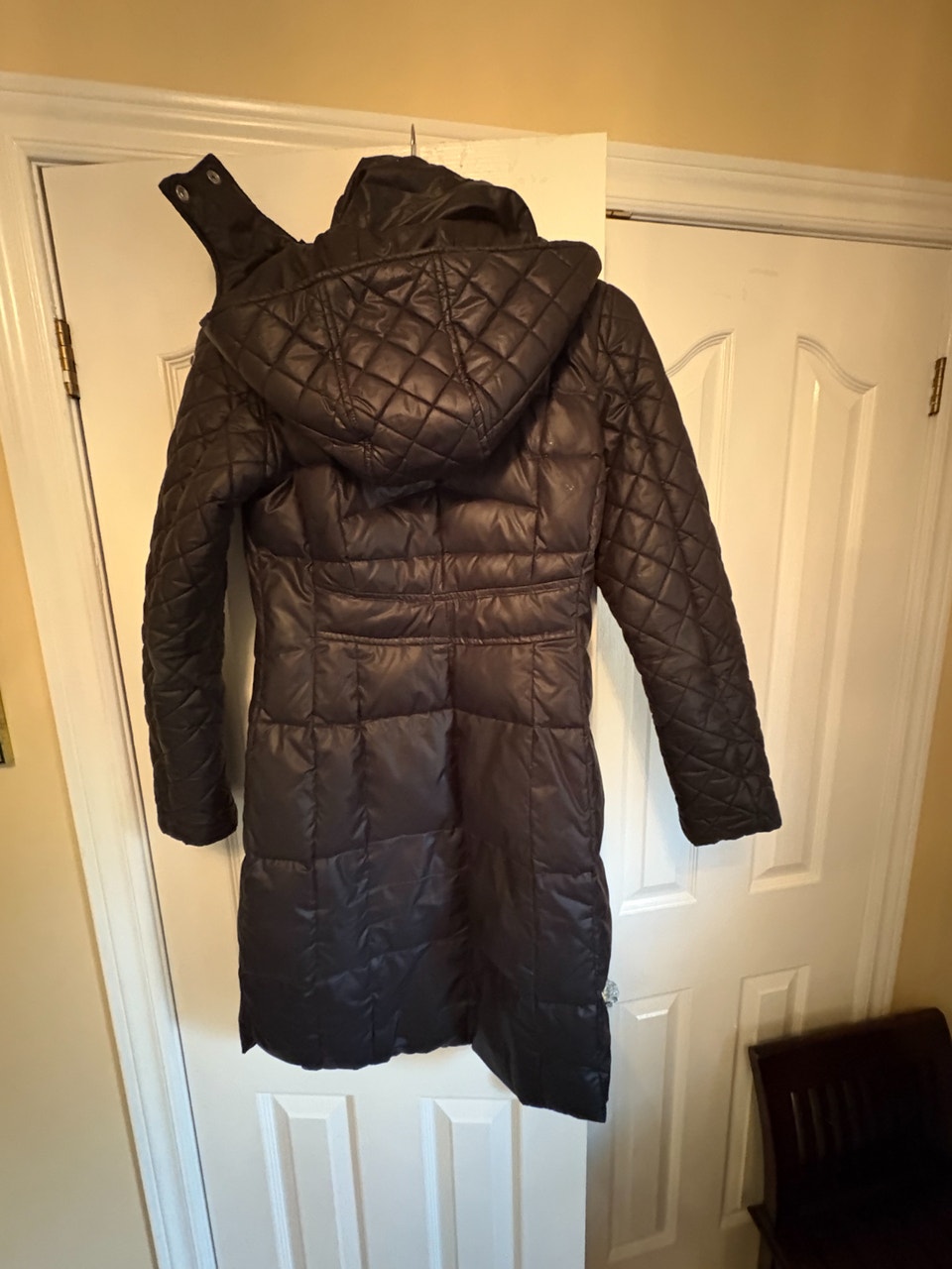 Andrew Marc Shiny Black Puffer Coat | Women's - Tops & Outerwear ...
