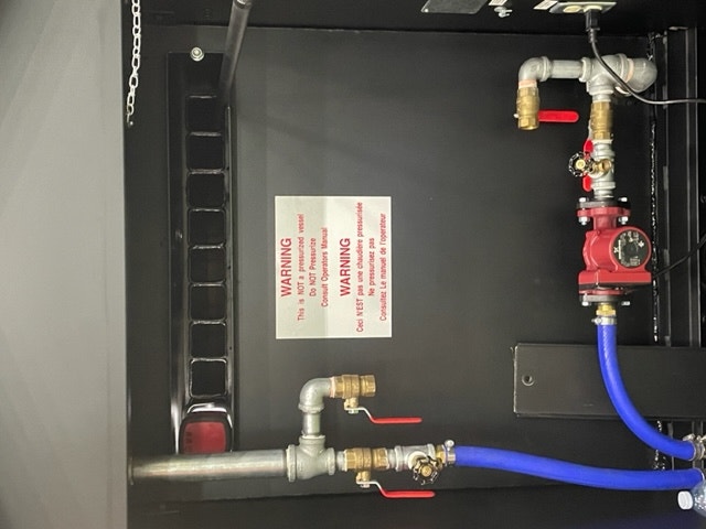 HEATMOR OUTDOOR WOOD FUNACE and UNDERGOUND TUBING | Heating, Cooling ...