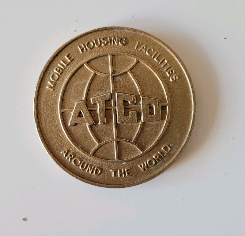 1970s/80s Vintage ATCO Industries Solid Medallion | Arts & Collectibles | Calgary | Kijiji