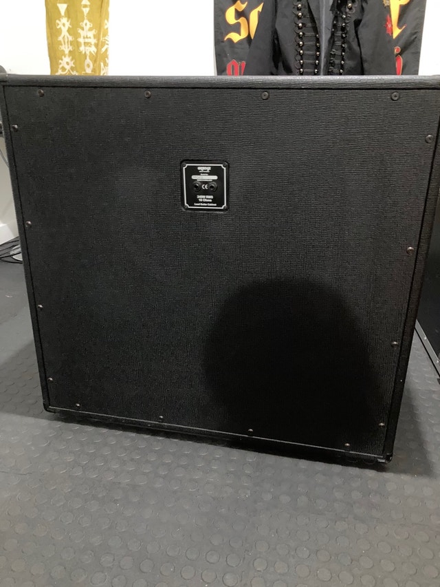 (Trade)-Orange PPC412 cab, black. | Amps & Pedals | Ottawa | Kijiji