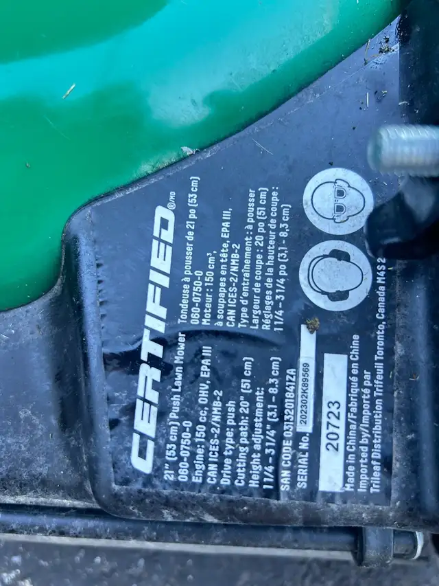 push mower | Lawnmowers & Leaf Blowers | Kingston | Free local ...