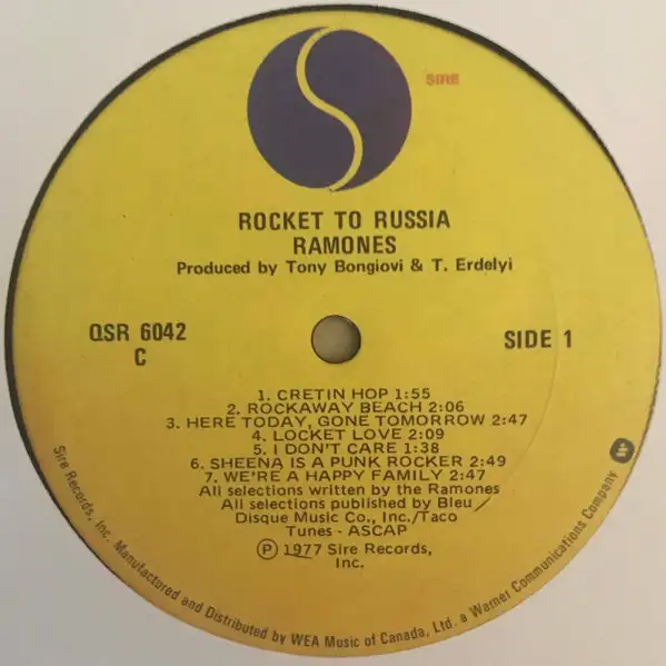Ramones -- Rocket To Russia * VINYLE DISQUE // VINYL RECORd | CDs, DVDs ...
