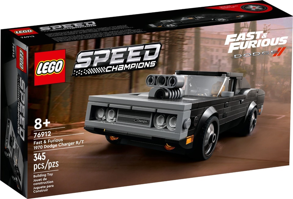 LEGO 76912 Fast & Furious 1970 Dodge Charger R/T (2022) 345 Pcs | Toys ...