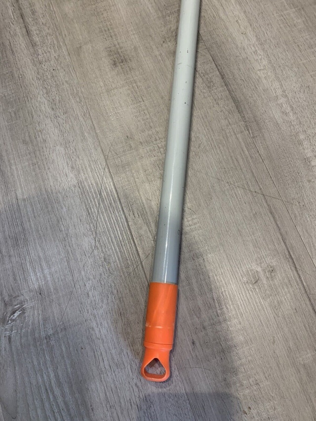 51” Basic Aluminum Broom / Mop Handle Orange | Floors & Walls ...