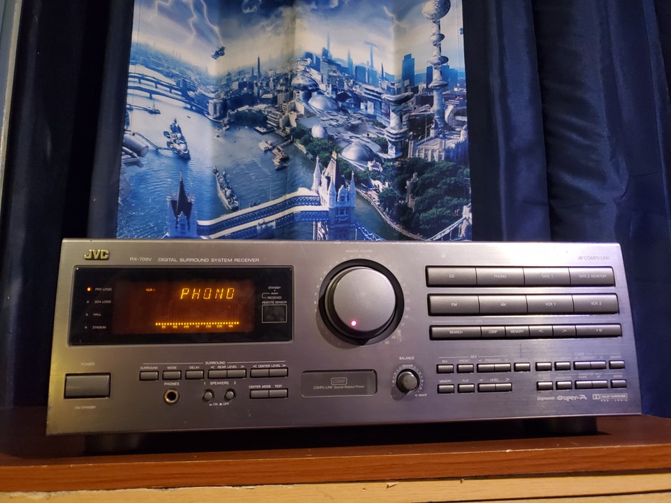 Amplificateur AM/FM Stéréo de qualité JVC modèle RX-709VTN | Stereo ...