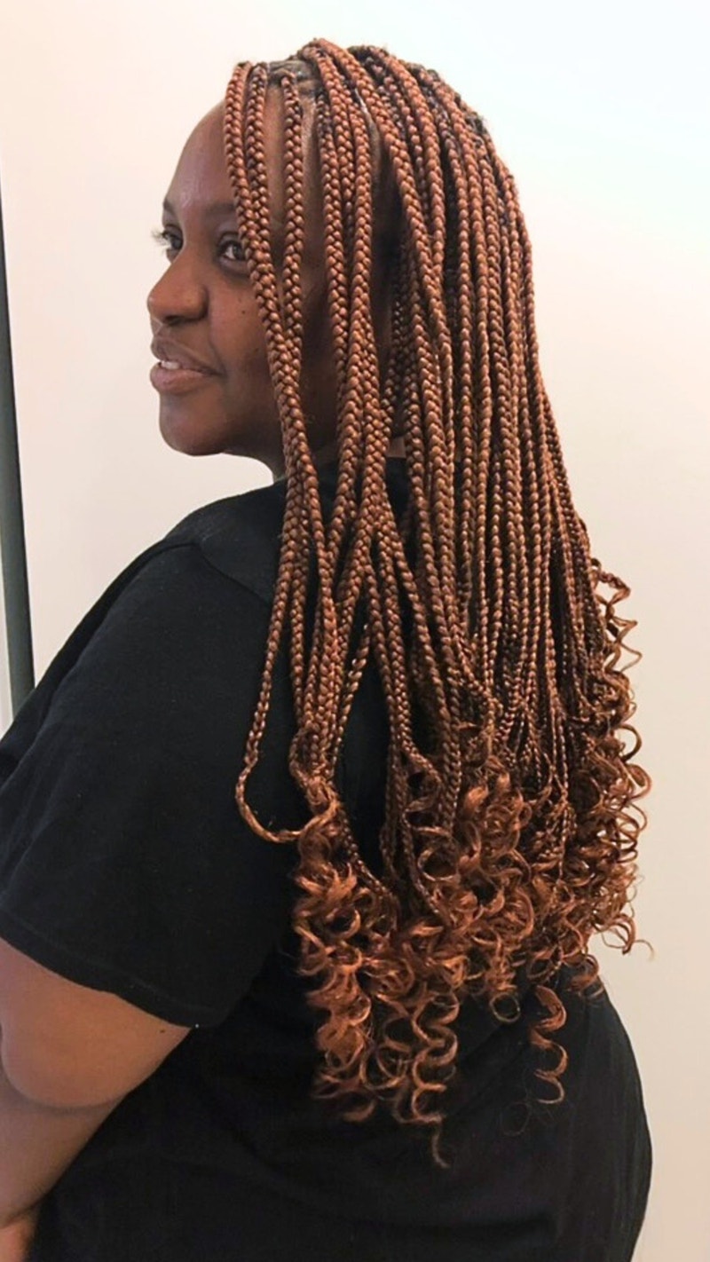 Medium Braids | Knotless Braids, Boho Braids, Box Braids | Health and ...