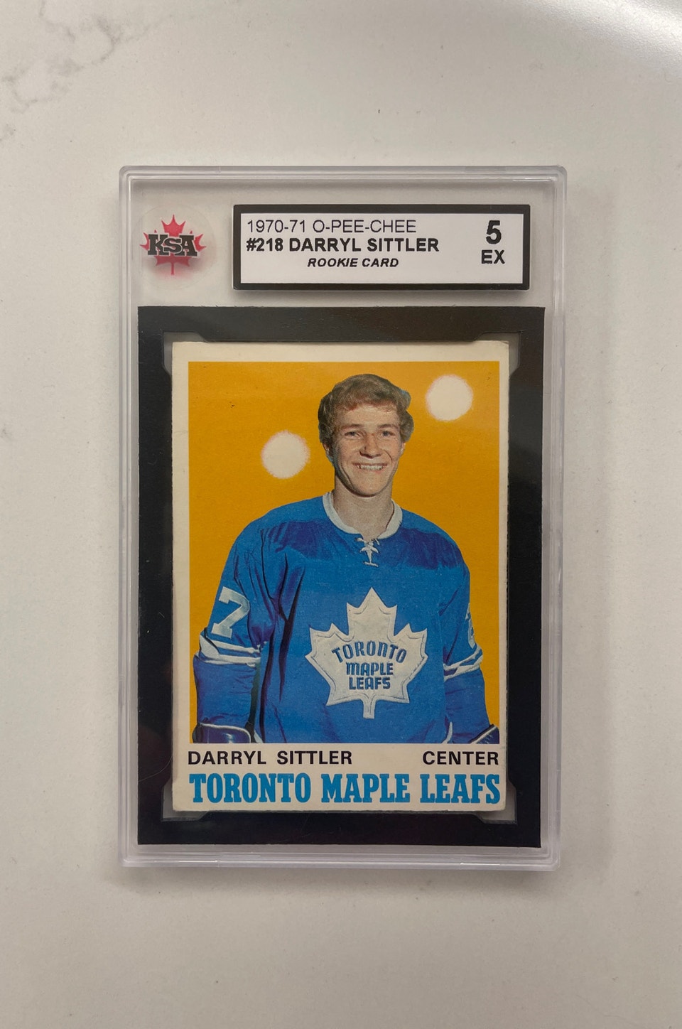 1970 Darryl Sittler Rookie OPC ksa 5 | Arts & Collectibles | City of ...