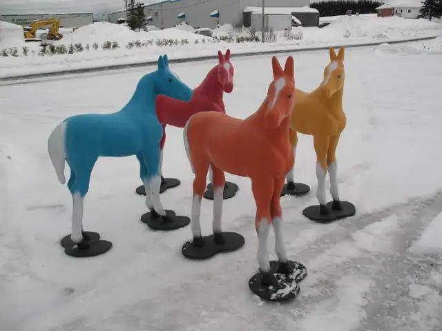 Animaux en résine grandeur nature (vache, cheval, poney) | Livestock ...