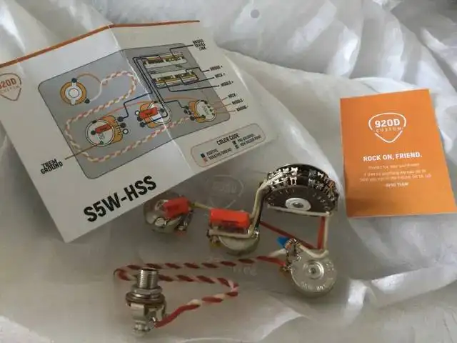 920D Custom S5W-HSS 5-Way Super Switch Guitar Wiring Harness | Guitars ...