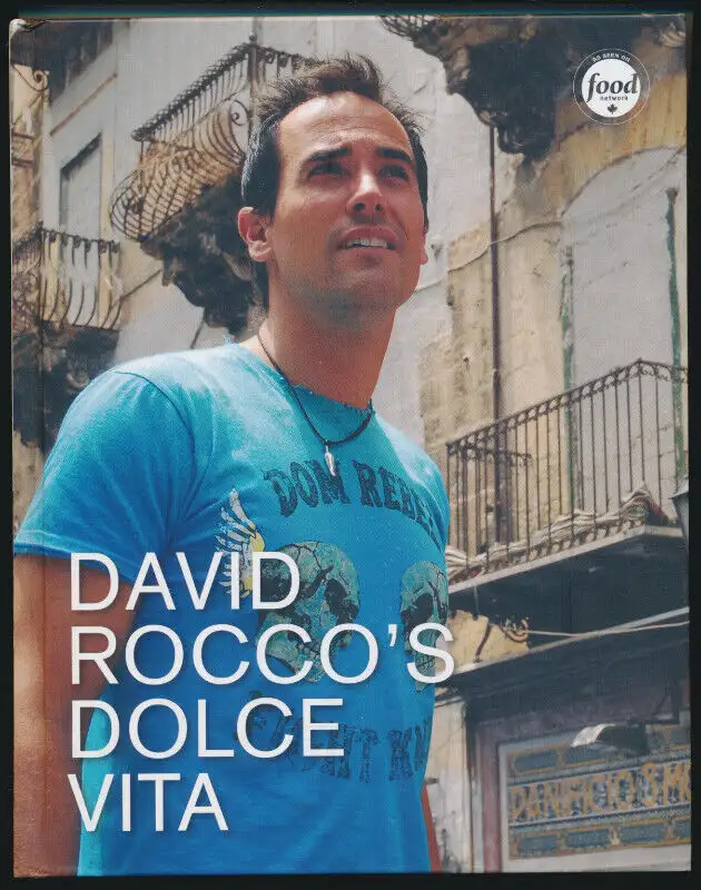 David Rocco Signed X 2 Items Dolce Vita Music-Cookbook-2008 | Non ...