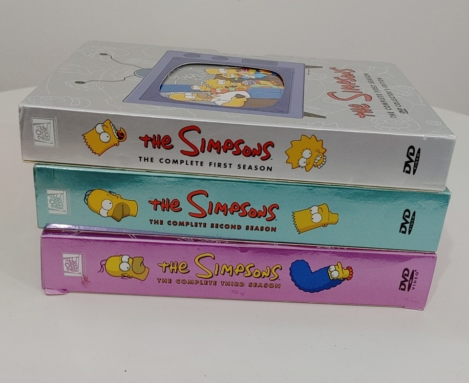 The Simpsons DVD Collection (Seasons 1–3) | CDs, DVDs & Blu-ray | City ...