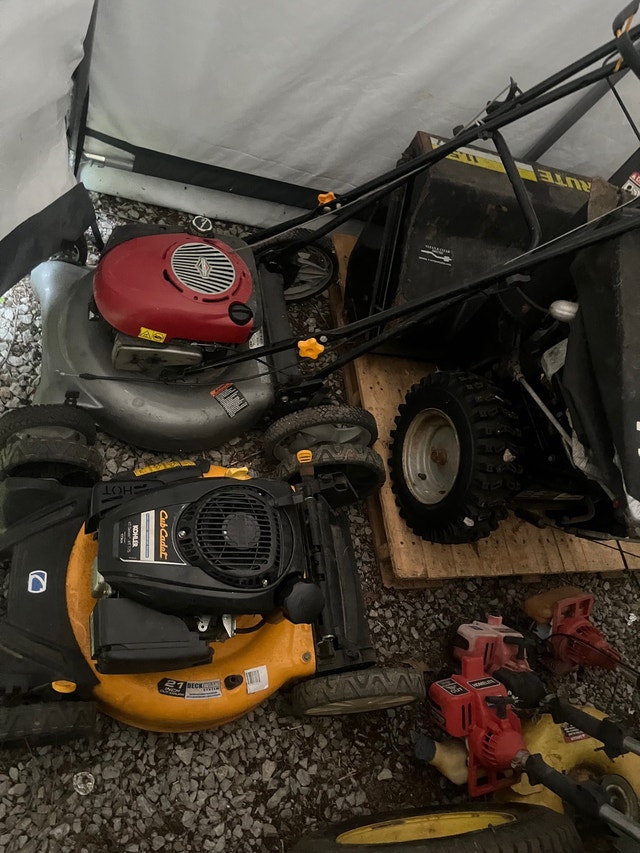 Ride on mower, snow blower, trimmer, lawn mower - many available ...