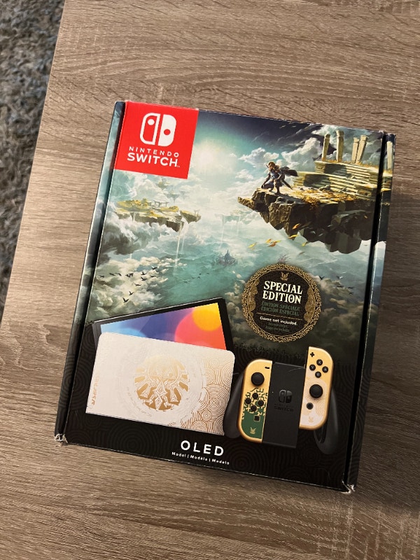 LNIB NINTENDO SWITCH OLED TEARS OF THE KINGDOM EDITION + TOTK GA ...