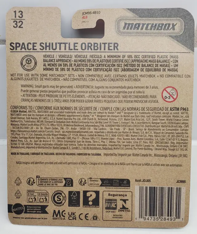 Matchbox 2025 Sky Busters Diecast Space Shuttle Orbiter Endeavou | Toys ...