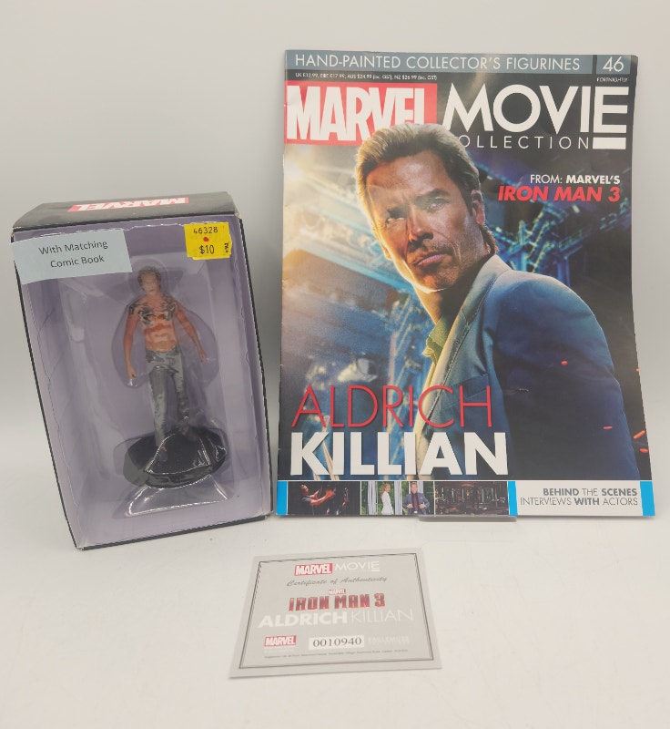 MARVEL Iron Man Collectors Action Figure / Magazine | Arts ...