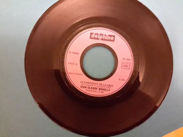 vinyle 45 rpm 7'' Jean-Claude Borelly le concerto de la mer 1976 | Arts ...