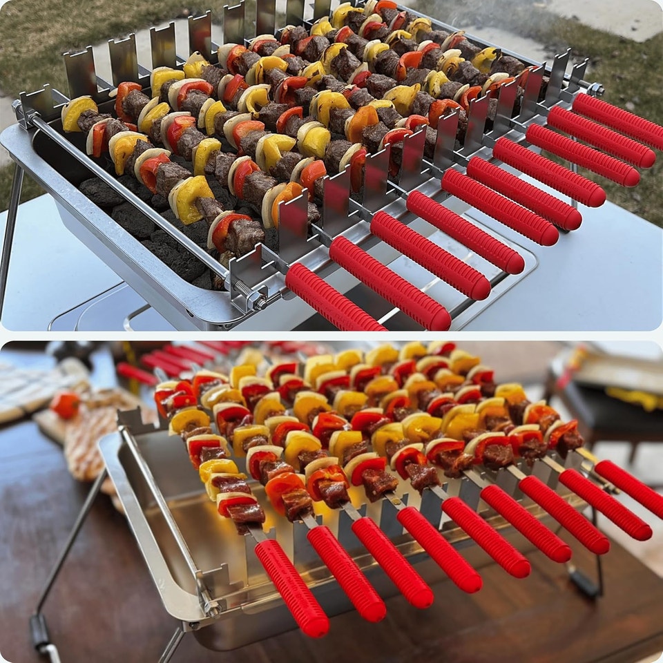 ️ NEW IN BOX: North Grills Charcoal Kabob Skewer BBQ | BBQs & Outdoor ...