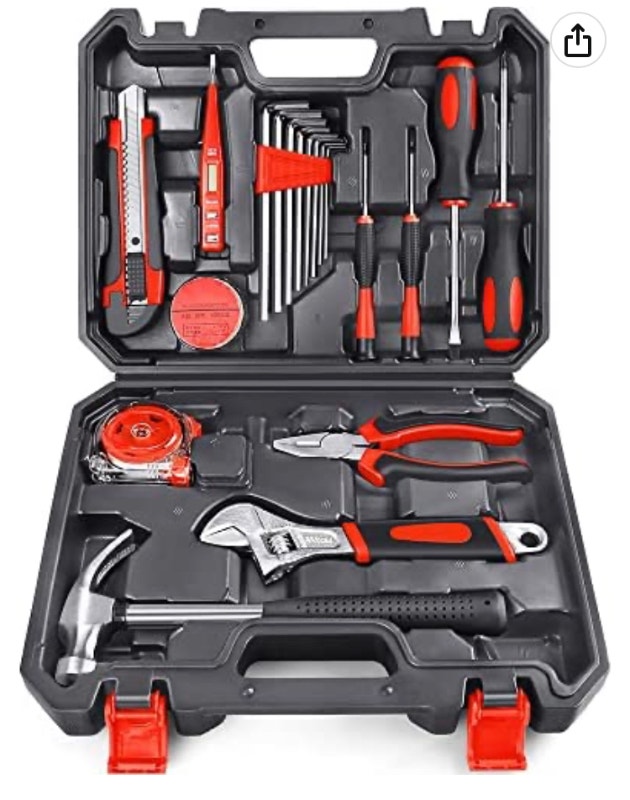 19pcs Household Tools Kit, Home Repair Tools Set for Homeowner | Other ...