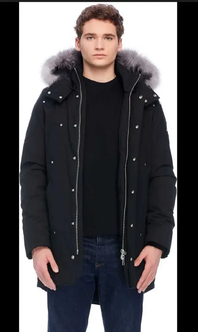 Moose Knuckles Men-Large Size Sterling Parka Black | Men's | Oakville ...