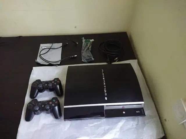 Playstation 3 Bundle PS3 (FW 4.46) 80GB CECHK01 Tested Working | Sony ...