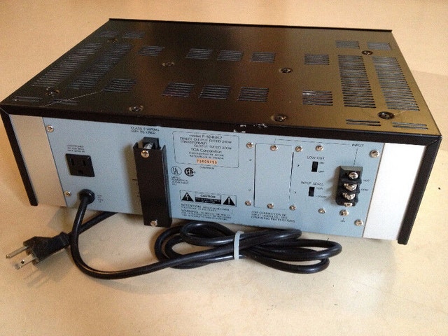 TOA P-924MK2 Amplifier / professional dual channel | Stereo Systems ...