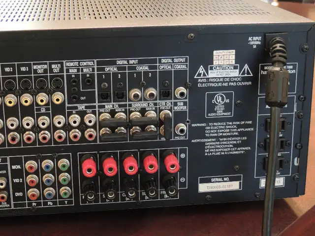 Harman Kardon AVR-7000 Receiver, 5x100 wrms, | Stereo Systems & Home ...