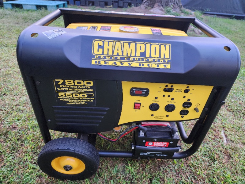 Champion 6500 Running Watts Portable Generator Model #100462 | Other ...