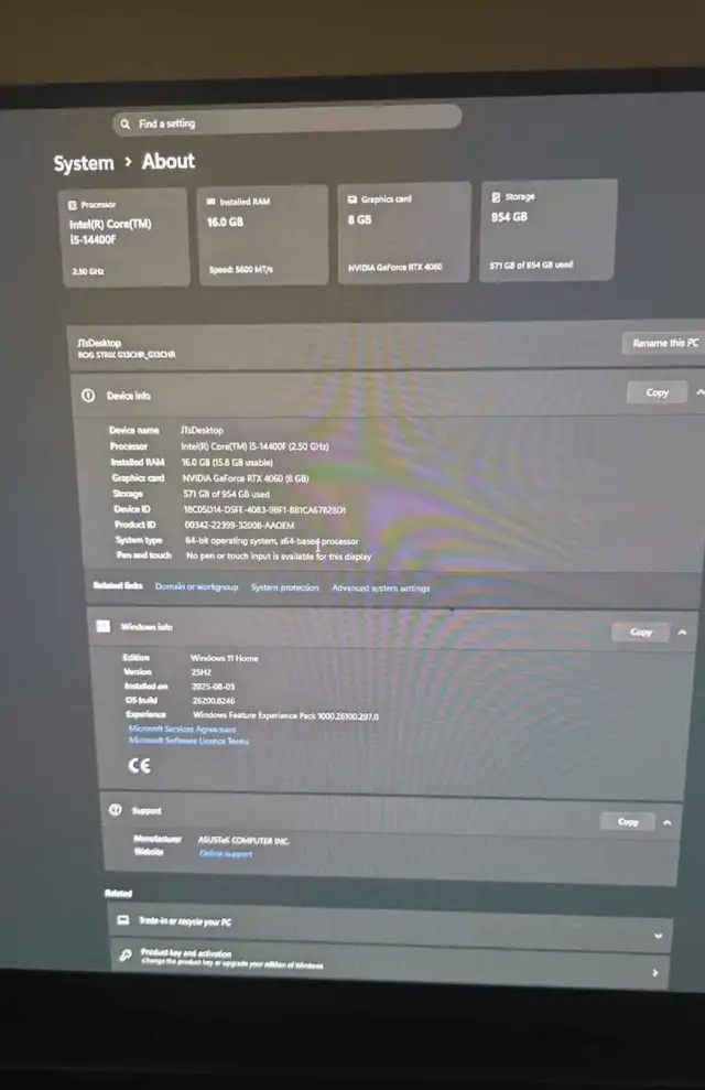 RTX 4060 Gaming Setup (1440p 165Hz Monitor + Accessories) | Desktop ...